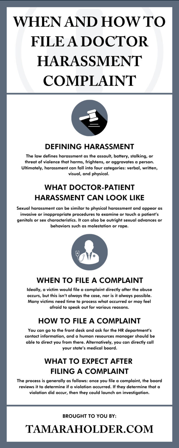 When and How To File a Doctor Harassment Complaint